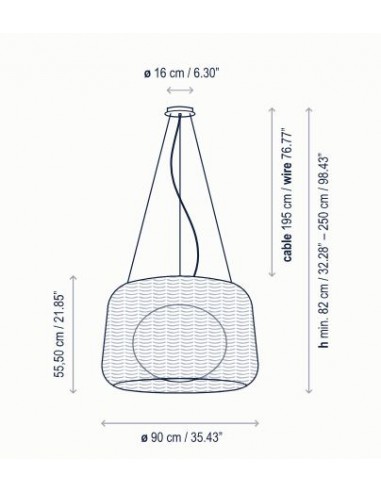 Fora Lamp - Bover - Outdoor Pendant Light | LightingSpain