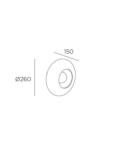 Trip Glass wall light – Leds C4