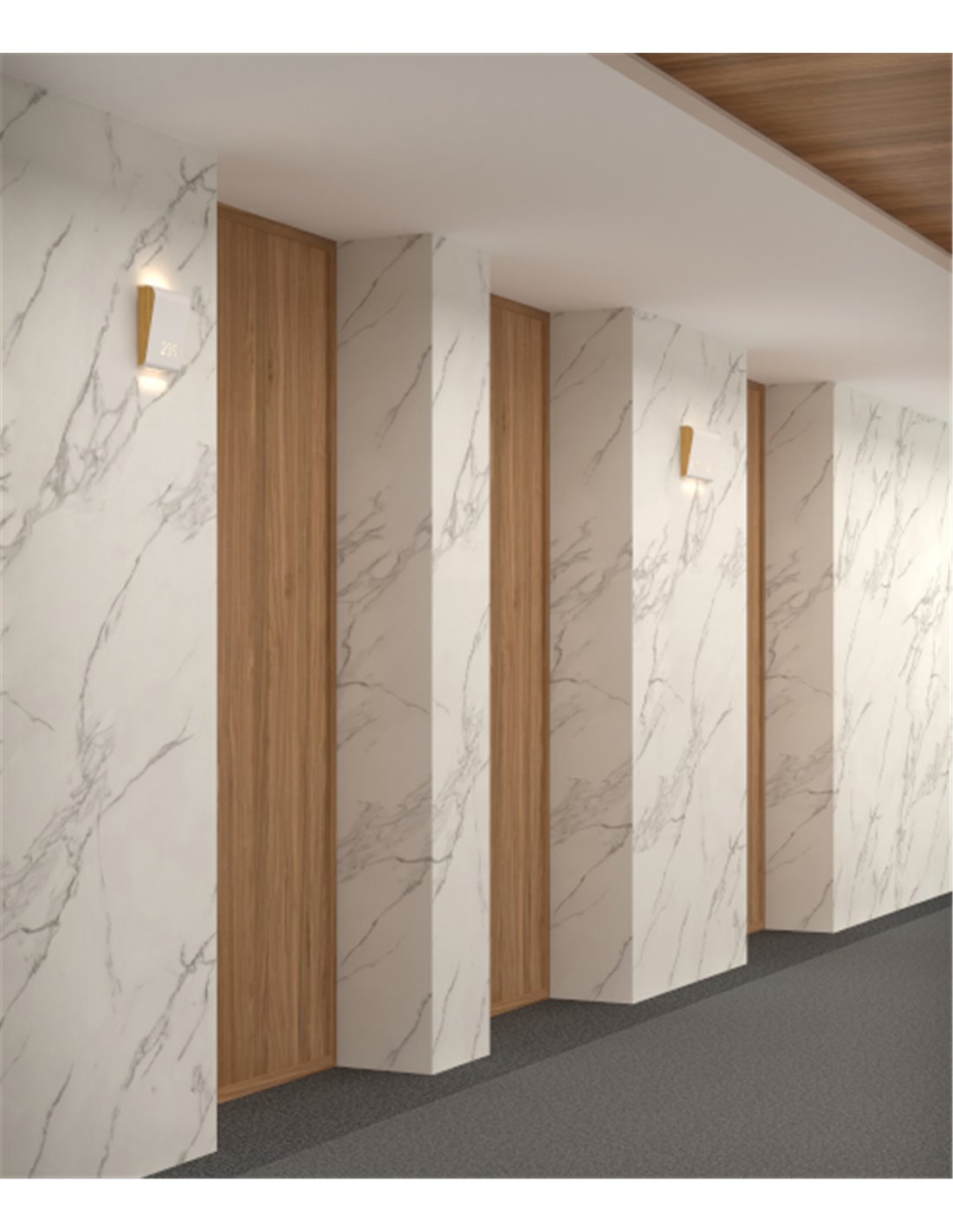 Sutil signal light - Pujol - Customisable modern LED wall light, Hotel ...