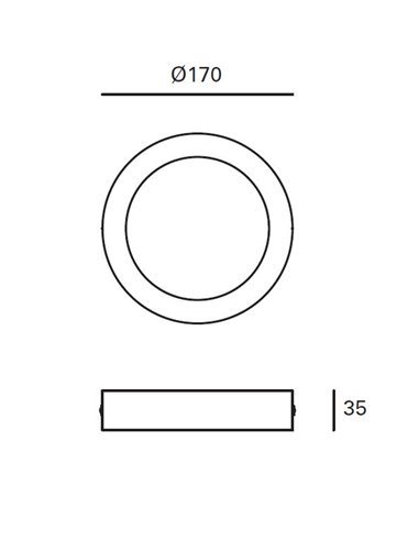 Easy Surface ceiling light - FORLIGHT - White aluminium ceiling light ...