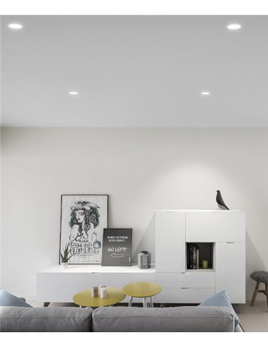 Pointer recessed ceiling spotlight - Arkoslight - Round adjustable LED ...