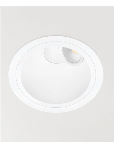 Pointer recessed ceiling spotlight - Arkoslight - Round adjustable LED ...
