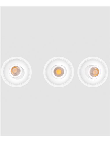 Buddy Tilt outdoor recessed ceiling light - Arkoslight - LED lamp, Ø 8,6 cm